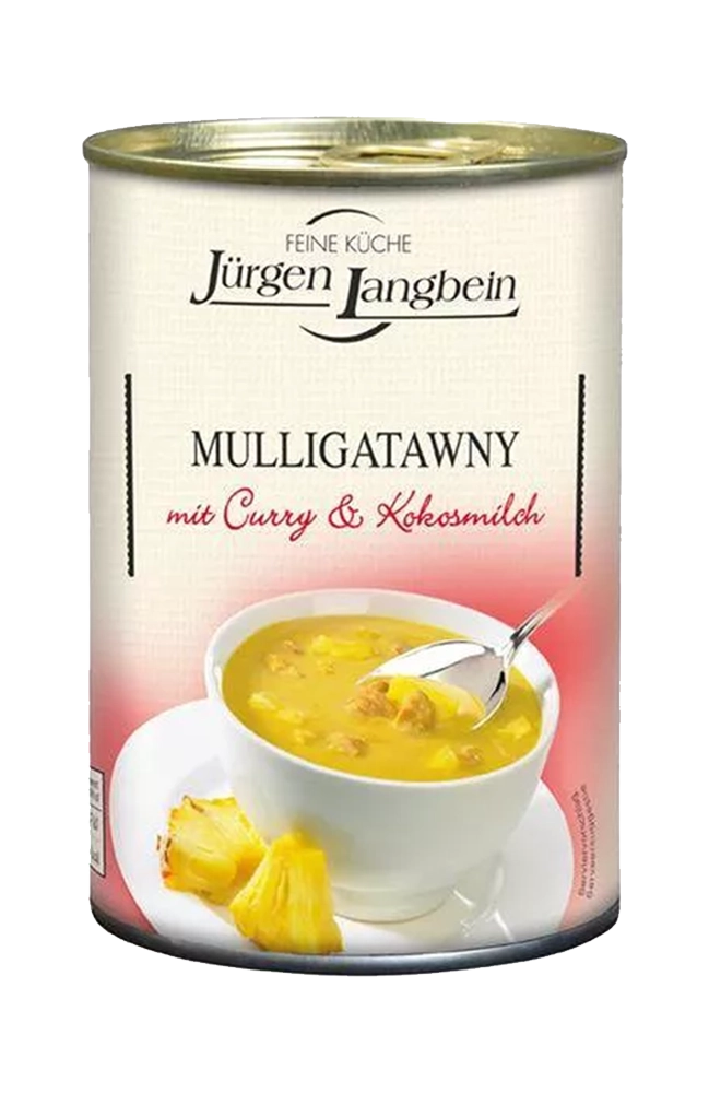 Jürgen Langbein Mulligatawny suppe 400ml - Gourmet Import