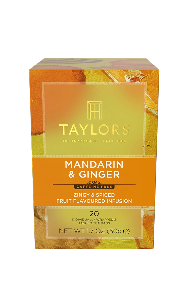 Taylors Mandarin & Ginger Tea 20ps - Gourmet Import