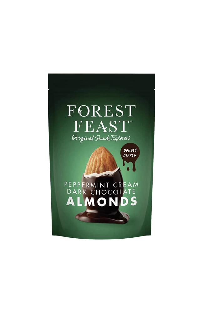 Forest Feast Peppermint Cream & Dark Chocolate Almonds 120g - Gourmet ...
